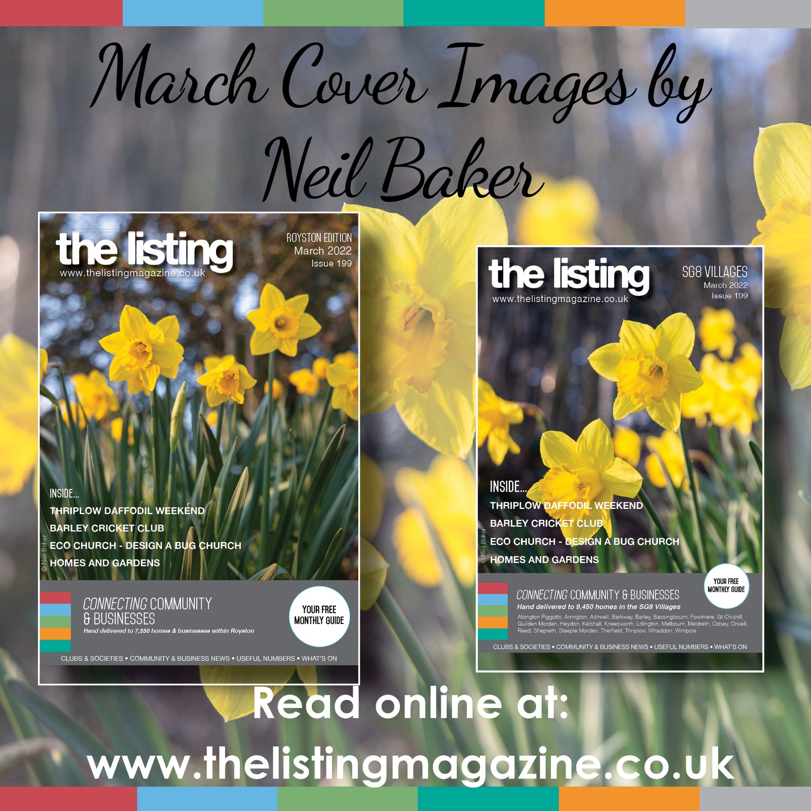 March Covers by Neil Baker — The Listing Magazine